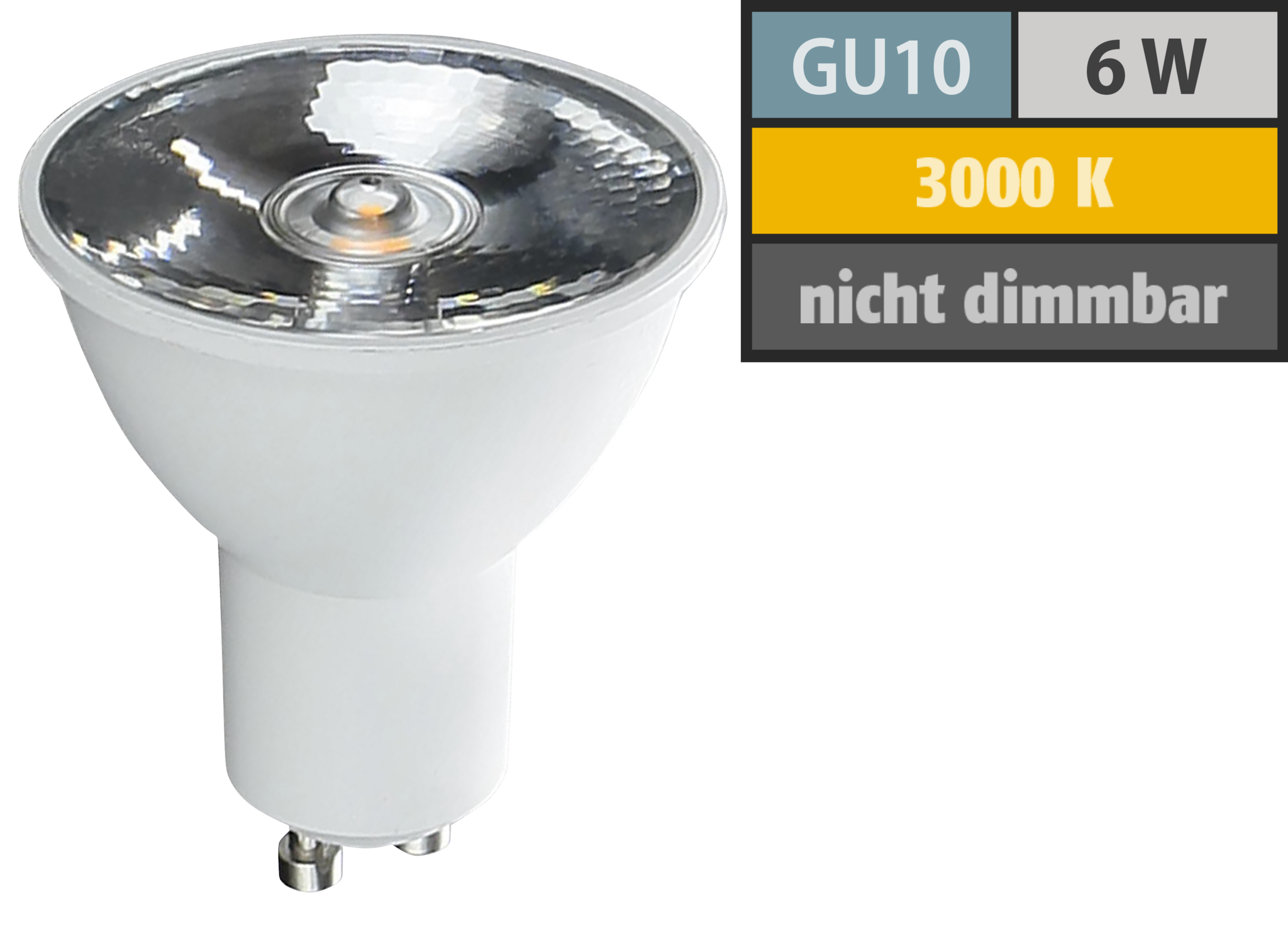 Led Strahler Gu10 6w 400 Lm Warmweiß 10° Abstrahlwinkel Ett Der