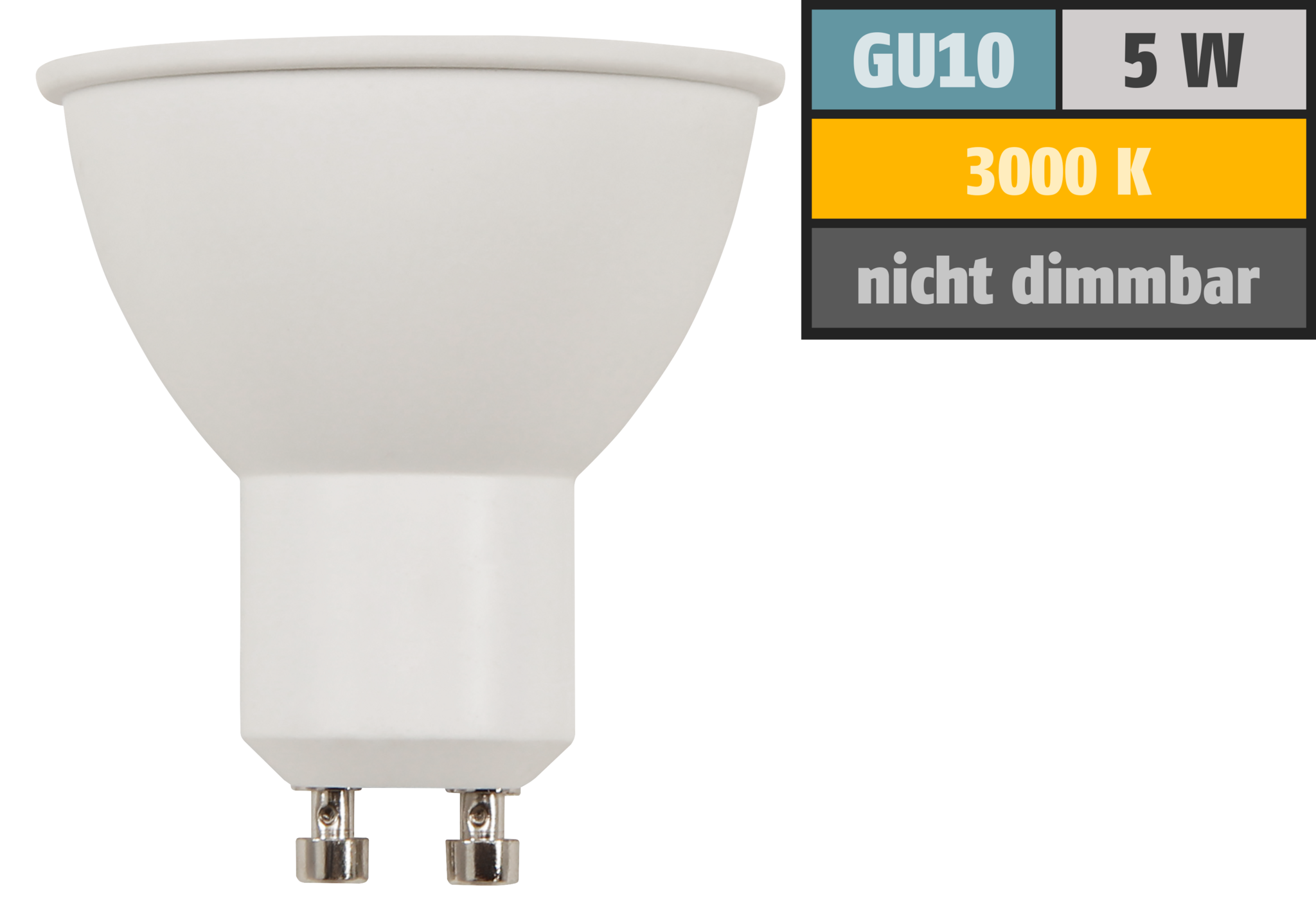 Led Strahler Mcshine Cob Gu10 5w 350lm Warmweiß 10° Spot Ett